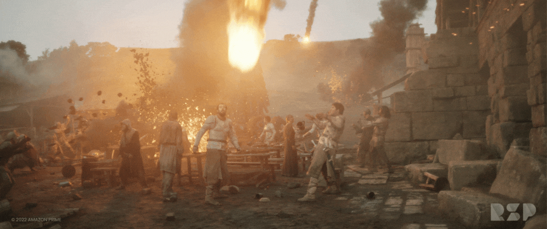 RISING SUN PICTURES HAD A BLAST WITH THE LORD OF THE RINGS: THE RINGS ...